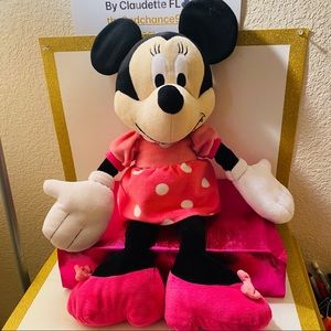 Disney | Toys | Minnie Mouse Plush Toy And One Pink Bow | Poshmark